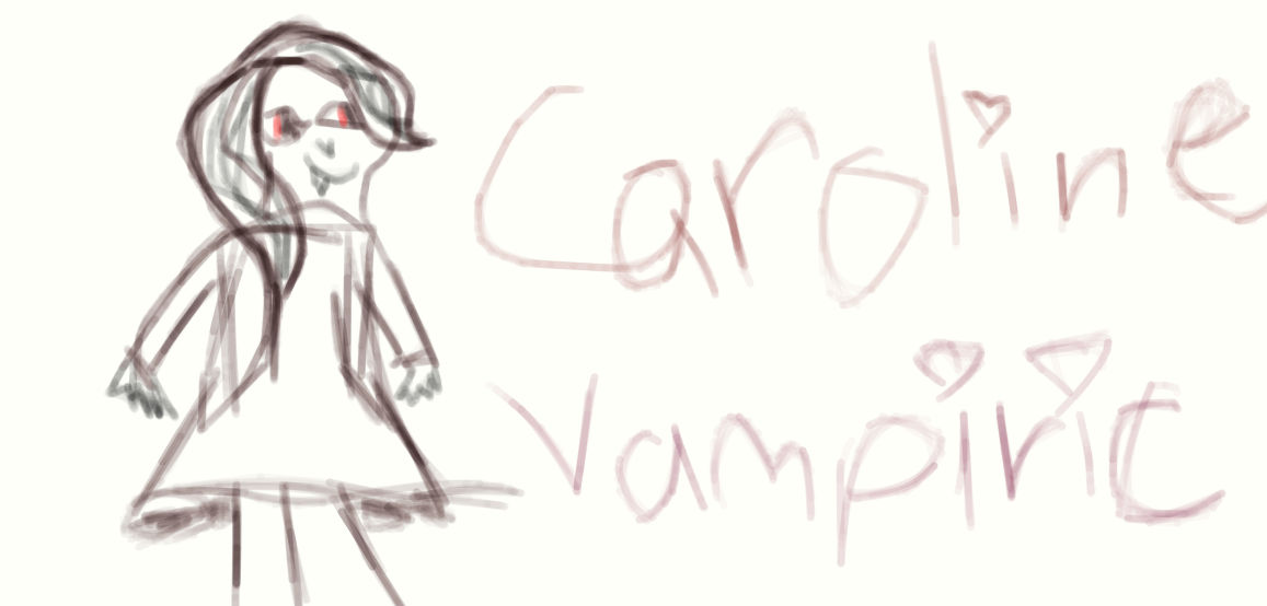 Caroline Vampiric Sketch by VampiricCross on DeviantArt