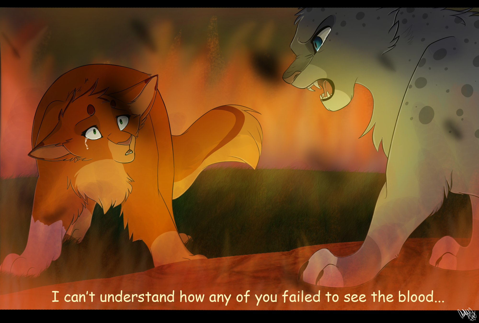 Squirrelflight And Ashfur Fire