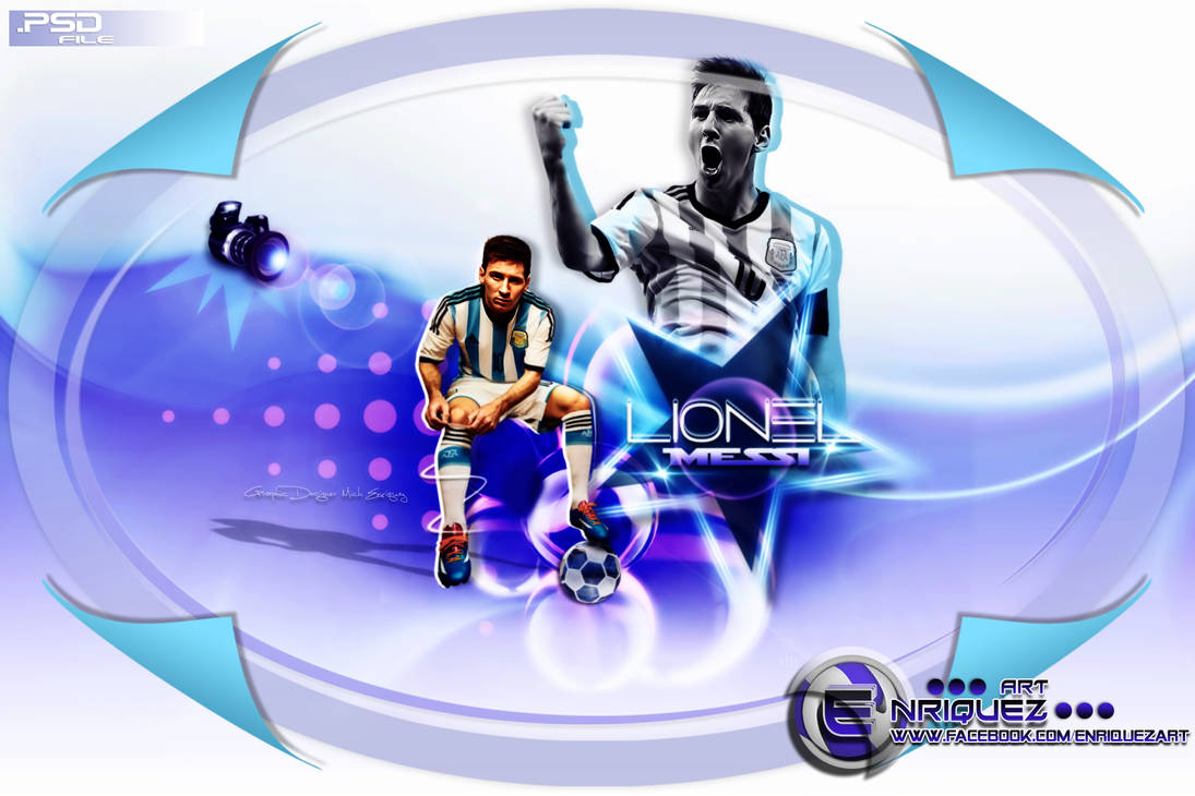 Lionel Messi FCB | PSD by EnriquezArt on DeviantArt