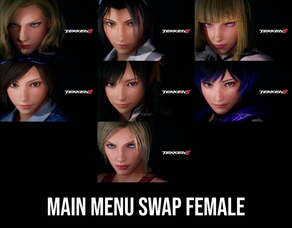 Tekken 8 - 1.06 Main Menu Female Swaps by rockexxe on DeviantArt