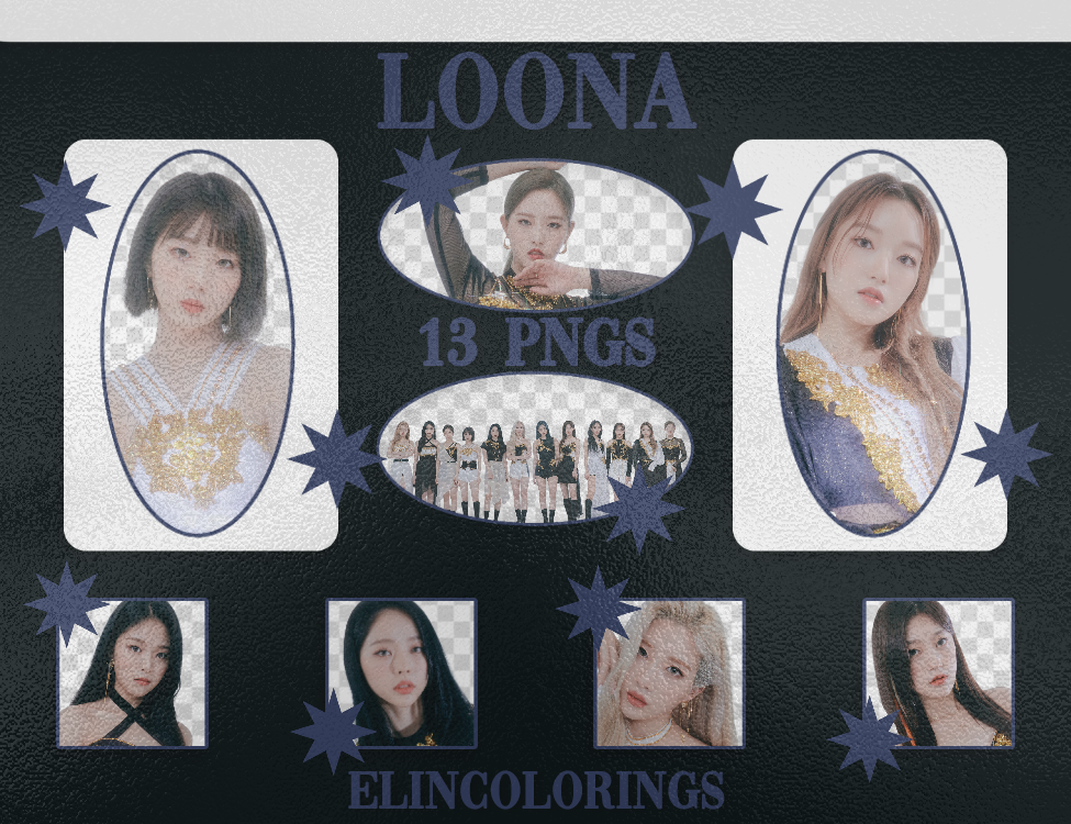 LOONA PTT Part.2 PNG PACK #170 by elincolorings on DeviantArt
