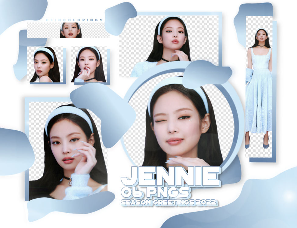 Jennie Season Greetings 2022 PACK #264 by elincolorings on DeviantArt