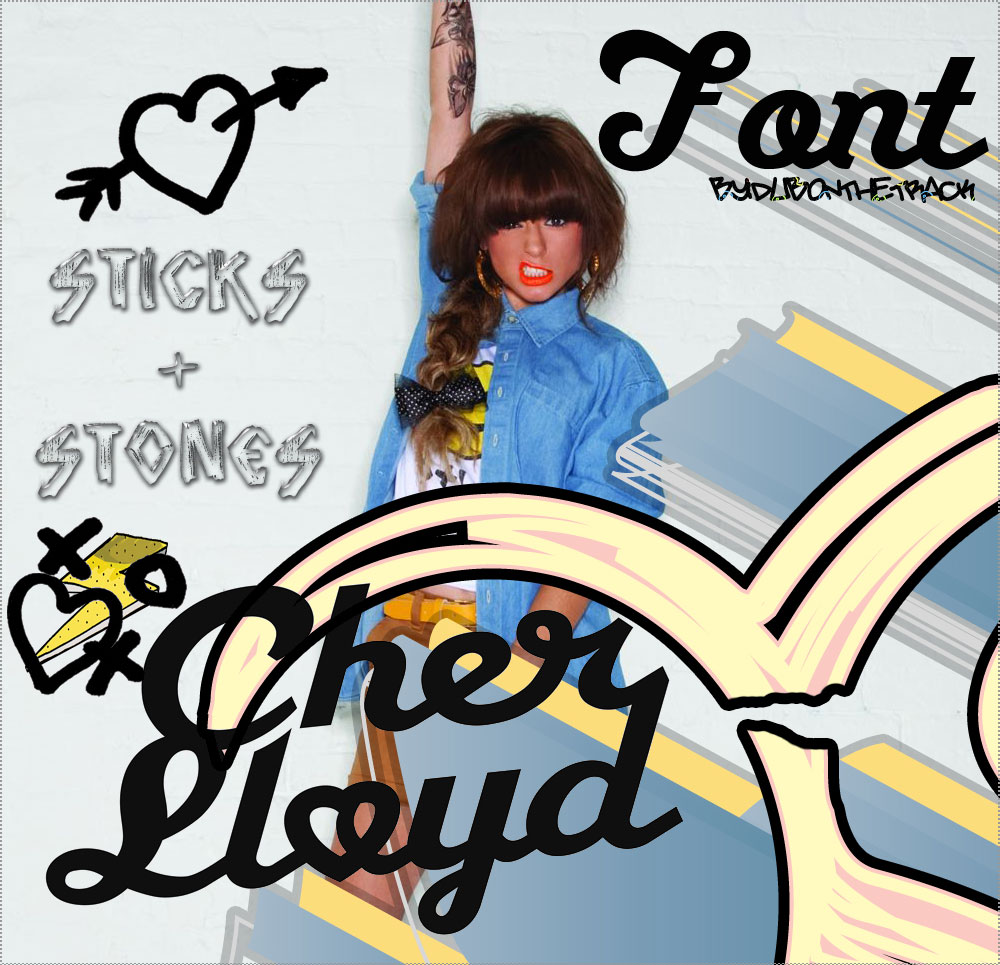 Cher Lloyd Font! by DubOnTheTrack on DeviantArt