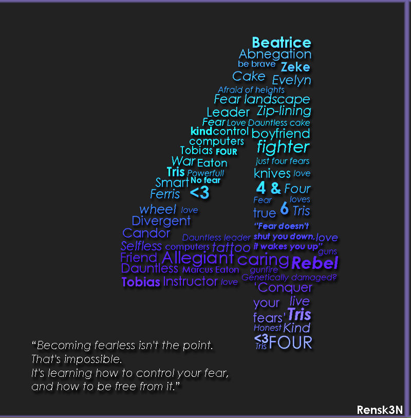 FourTobias Divergent Typography by TheClimbingRenske on DeviantArt