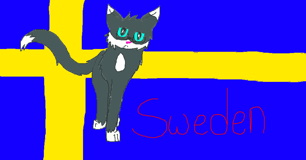 Sweden Cat by TheFabulousGrell on DeviantArt