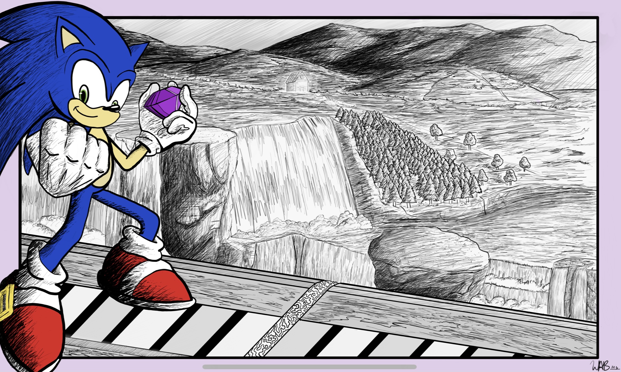 Sonic (SSBU - sketch_01) by WarnABro on DeviantArt