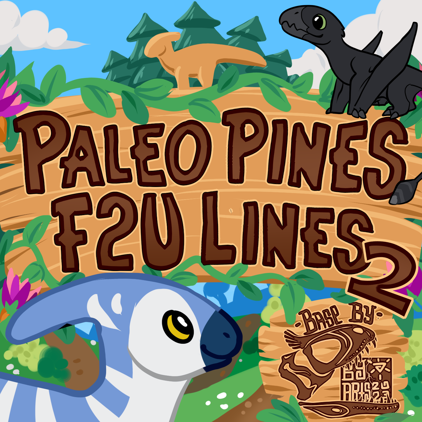 Paleo Pines F2U Lines 2 by BGArts on DeviantArt