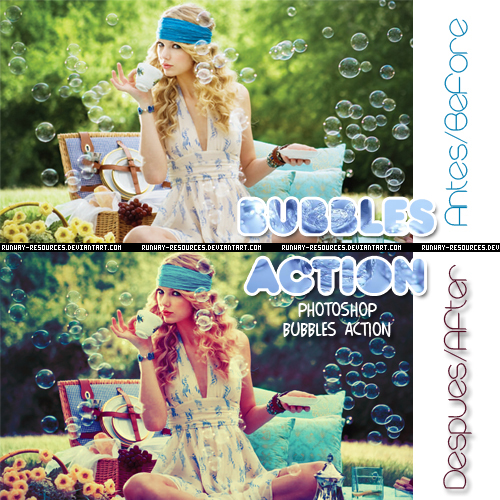 'BUBBLES' Photoshop Action by runway-resources on DeviantArt