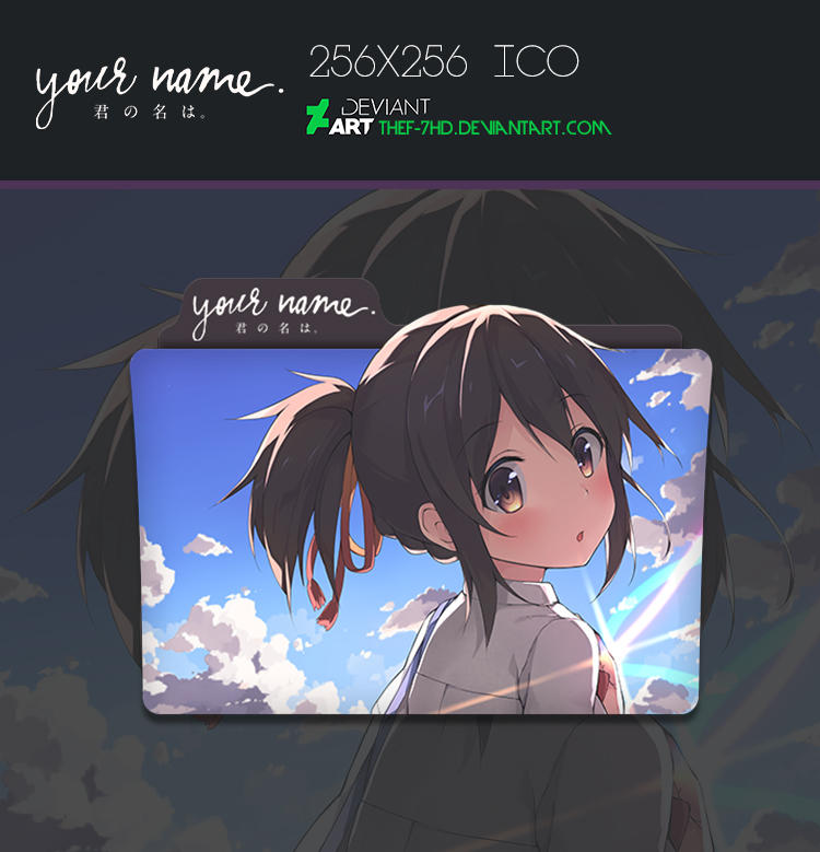 Your Name. - Icon Folder by Thef-7HD on DeviantArt