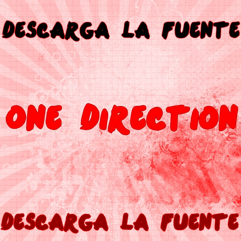 One Direction font by dannyblackdelia on DeviantArt