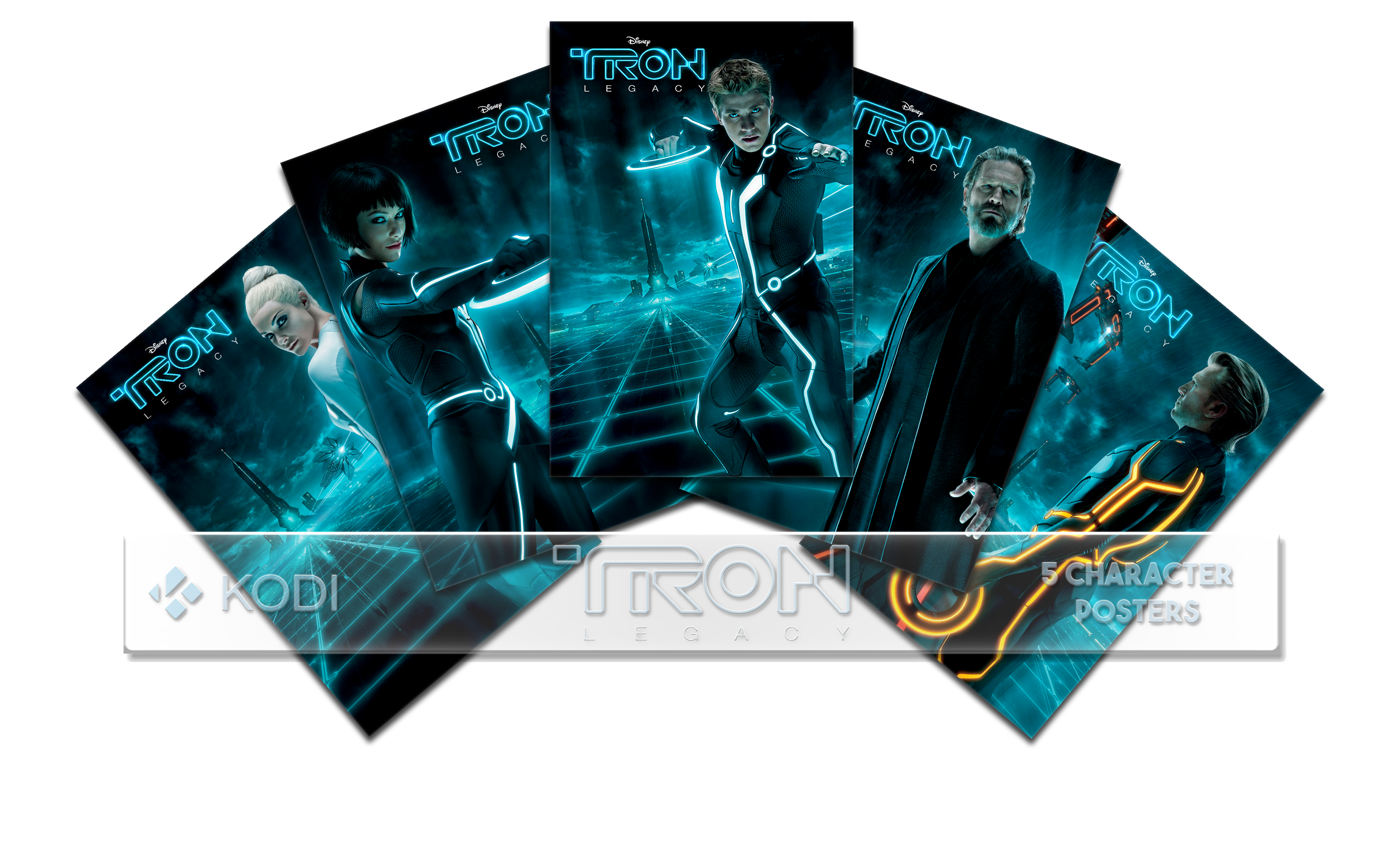 Tron Legacy Character Poster