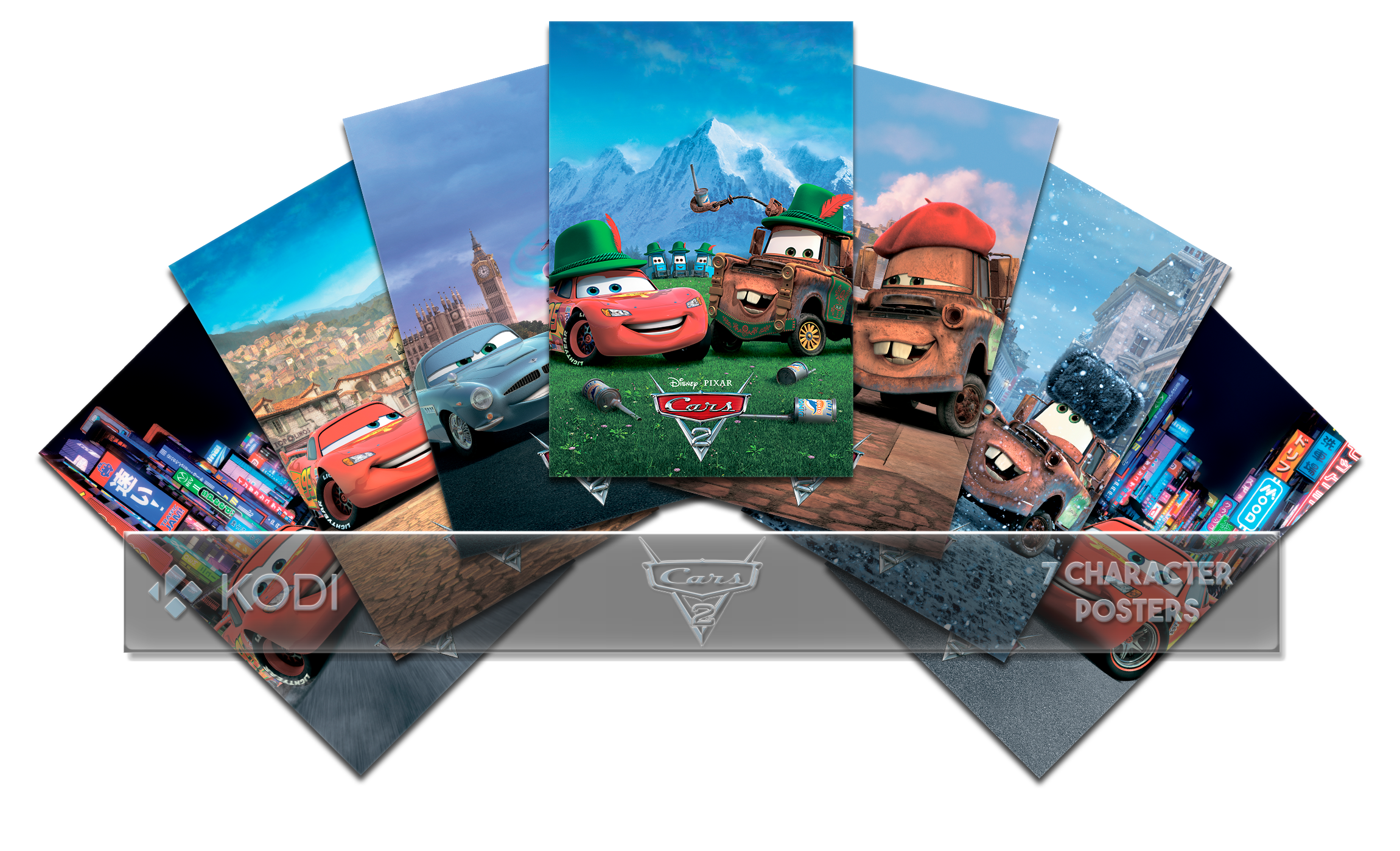 Cars 2 Character Poster