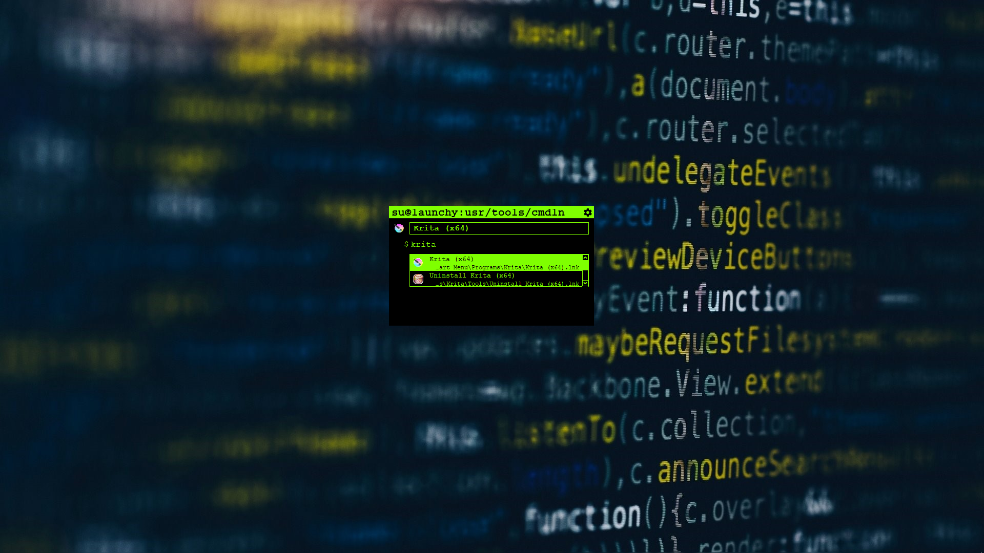 Terminal skin for Launchy by plarmstrong on DeviantArt