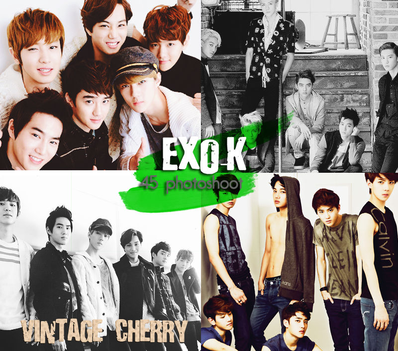 EXO - K Photoshoots by VintageCherryPinUp on DeviantArt