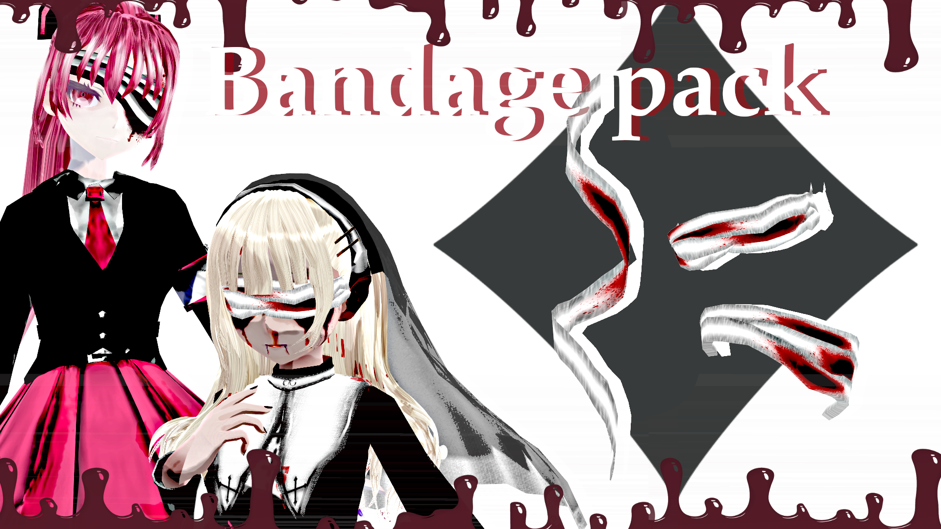 [MMD]Bandage Pack[DL] by 1kaira1 on DeviantArt