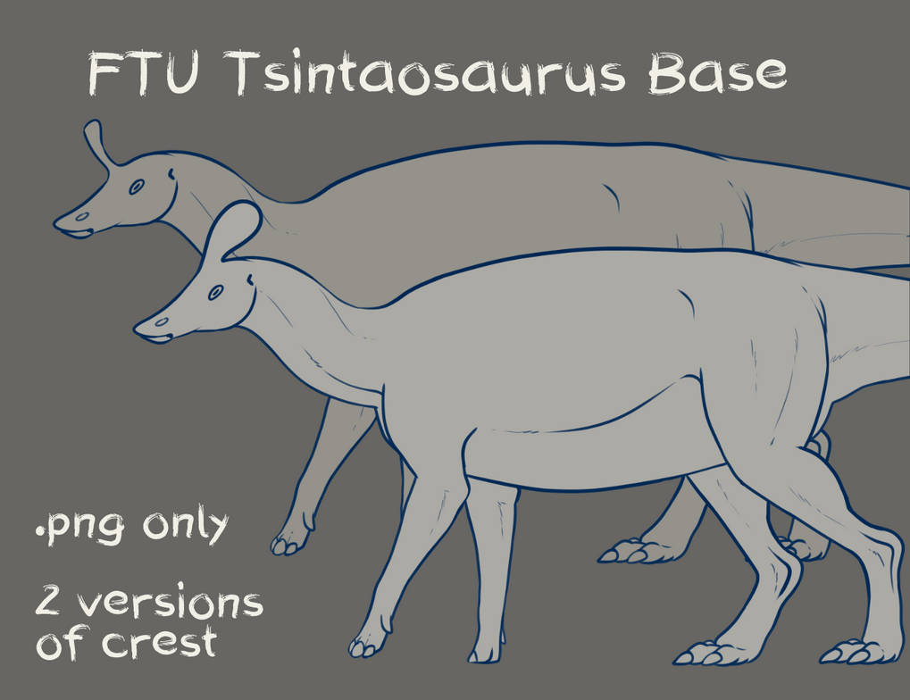 FTU Tsinaosaurus base by EviDairaDragon on DeviantArt