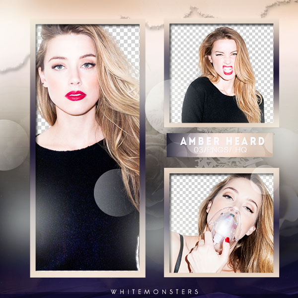 Amber Heard || PNG Pack by Whitemonsters on DeviantArt