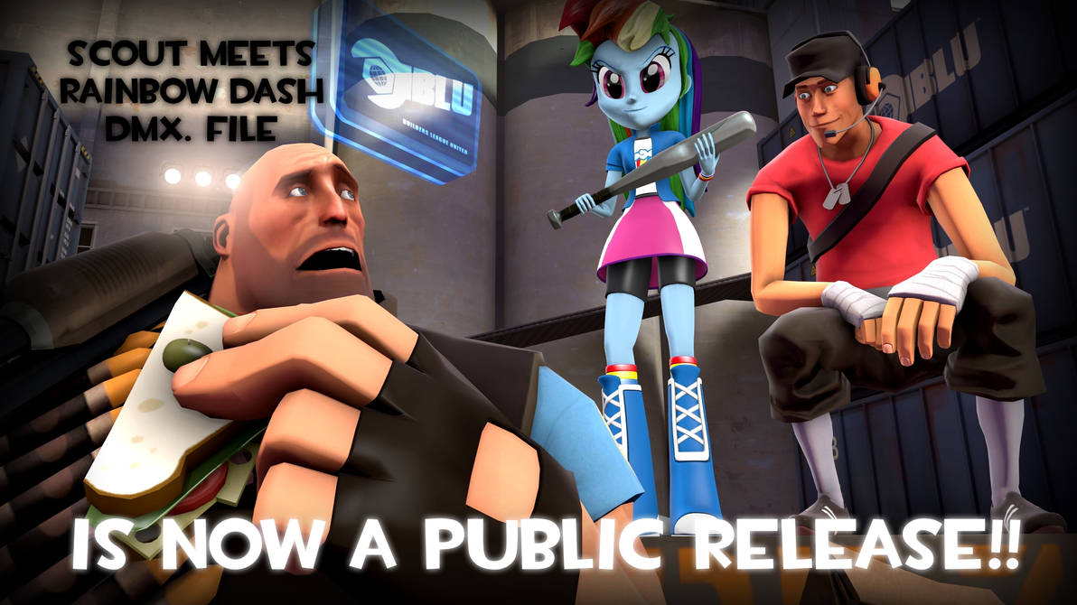[DL] Scout Meets Human Rainbow Dash DMX File by Cowboygineer on DeviantArt