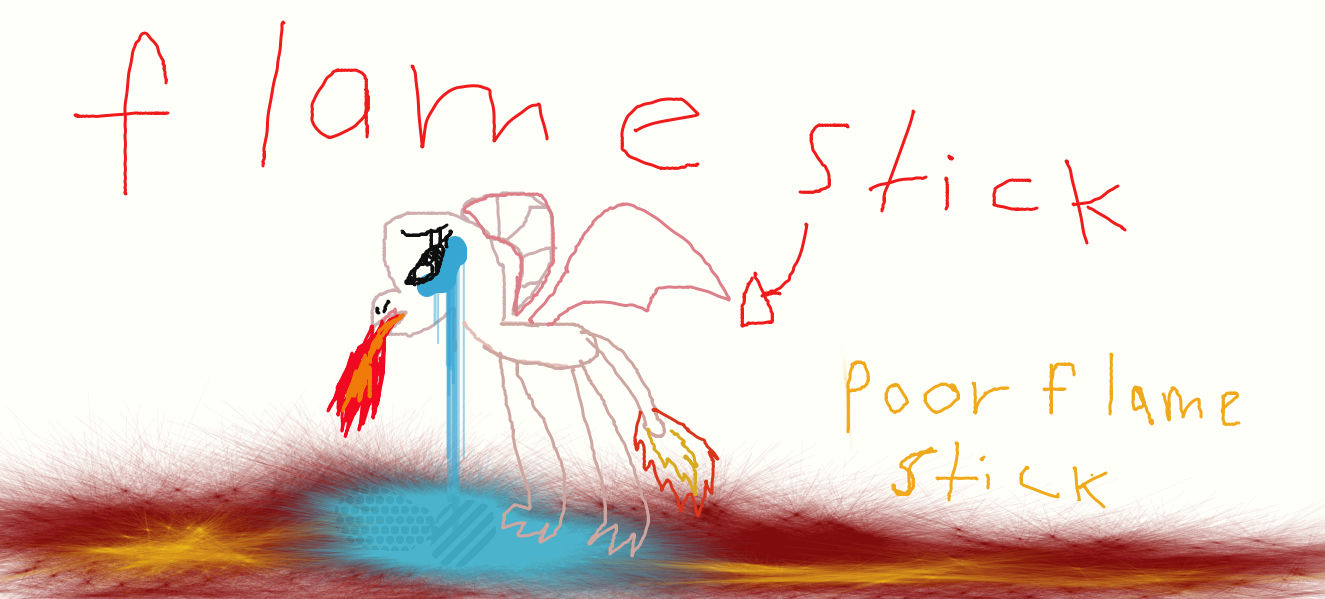 flame stick by rarethedragon on DeviantArt