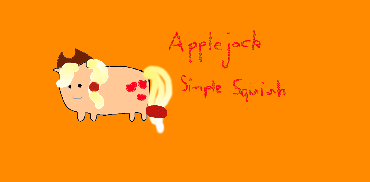 Simple Applejack Squish by MLP-SHINee on DeviantArt