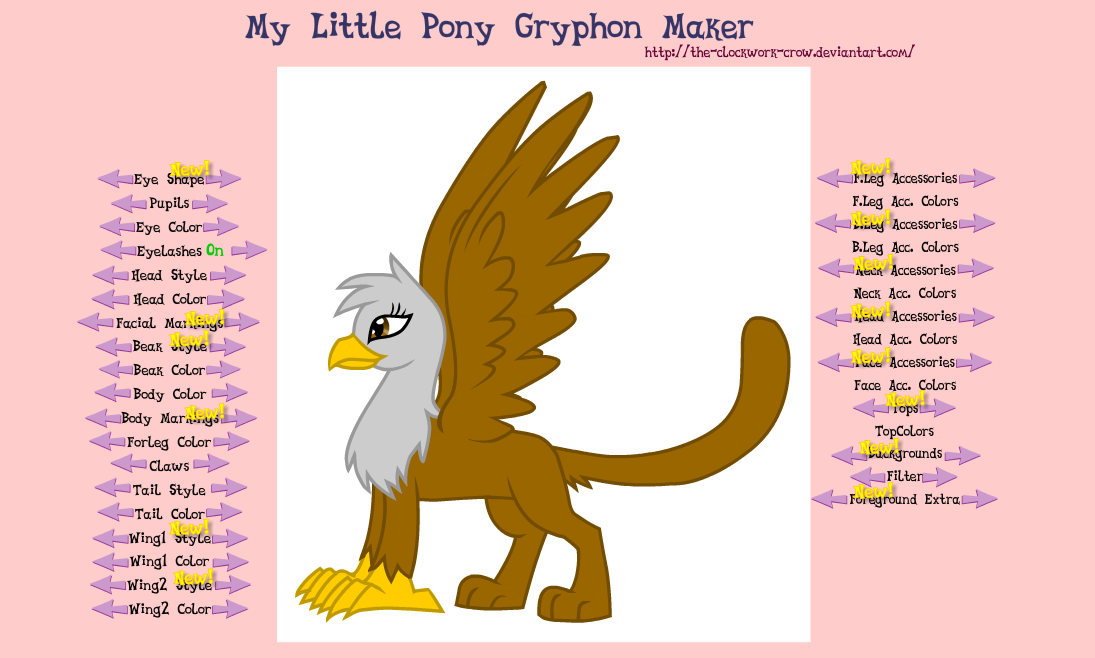 My Little Pony Gryphon Maker by Creators-Paradise on DeviantArt