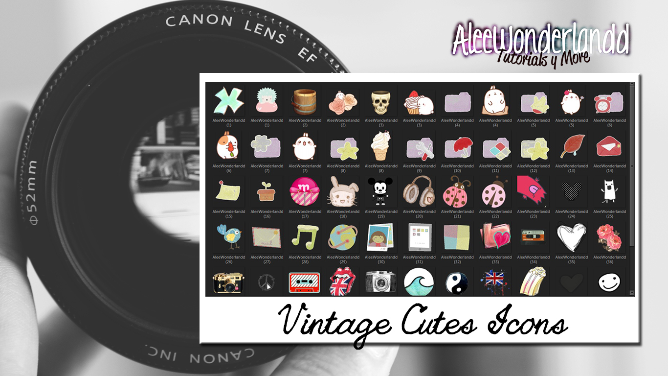 Vintage Cute Icons by AleeWonderlandd on DeviantArt