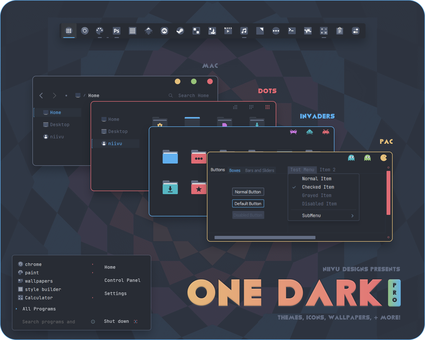 One Dark Pro for Windows 11 by niivu on DeviantArt