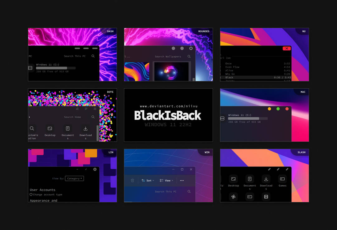 BlackIsBack for Windows 11 by niivu on DeviantArt