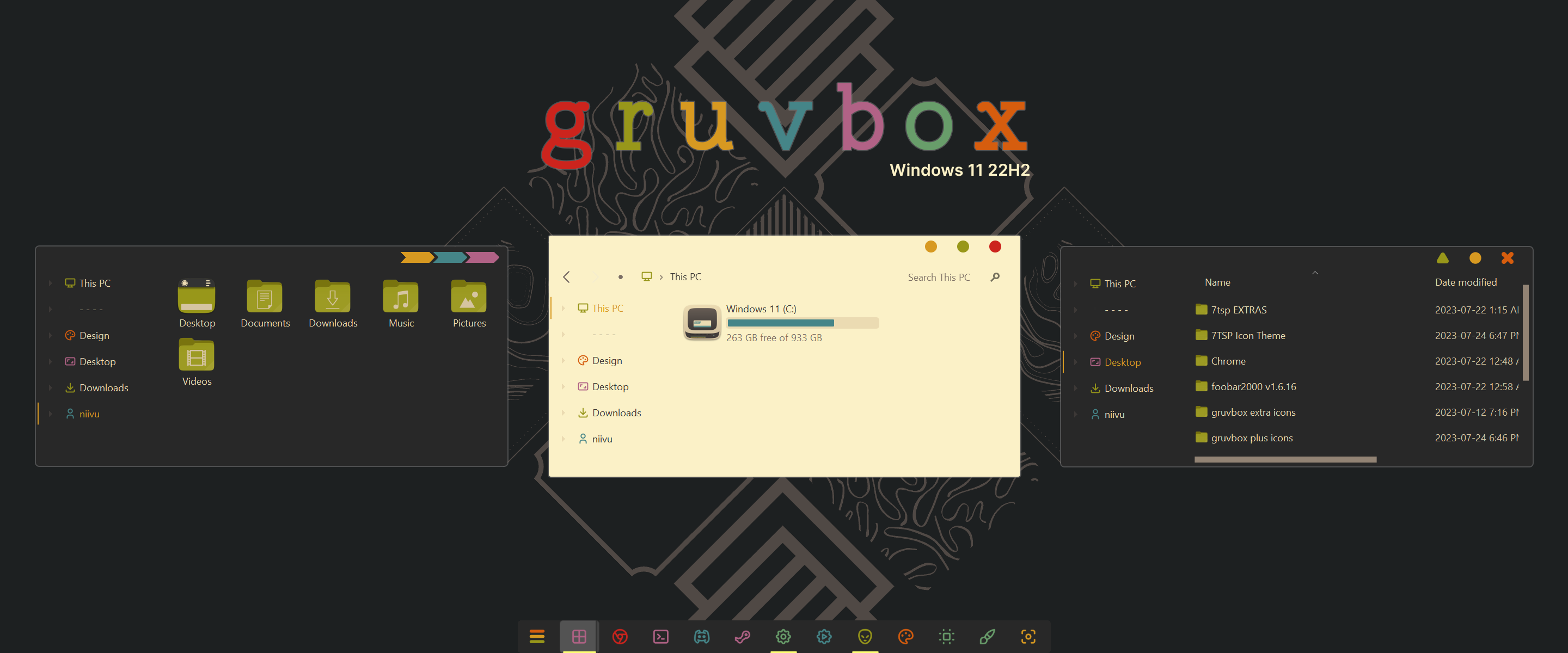 gruvbox for Windows 11 by niivu on DeviantArt