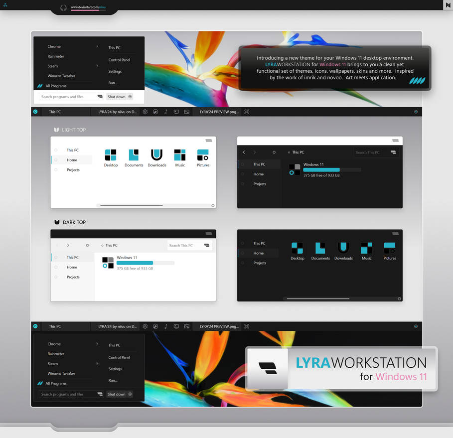 LYRA WORKSTATION for Windows 11 by niivu on DeviantArt
