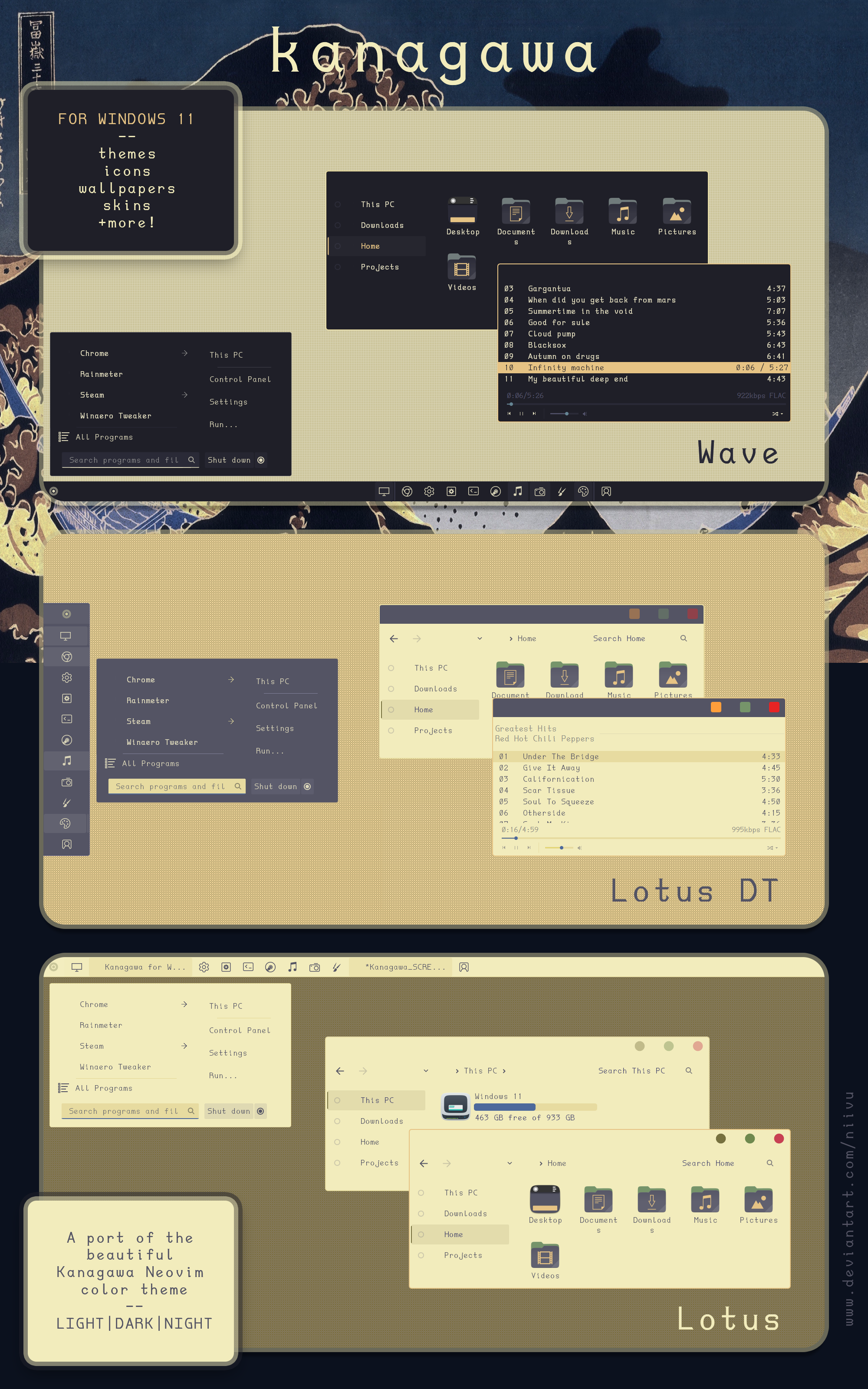 Github Niivu Windows 11 Themes Windows 11 Desktop Widgets
