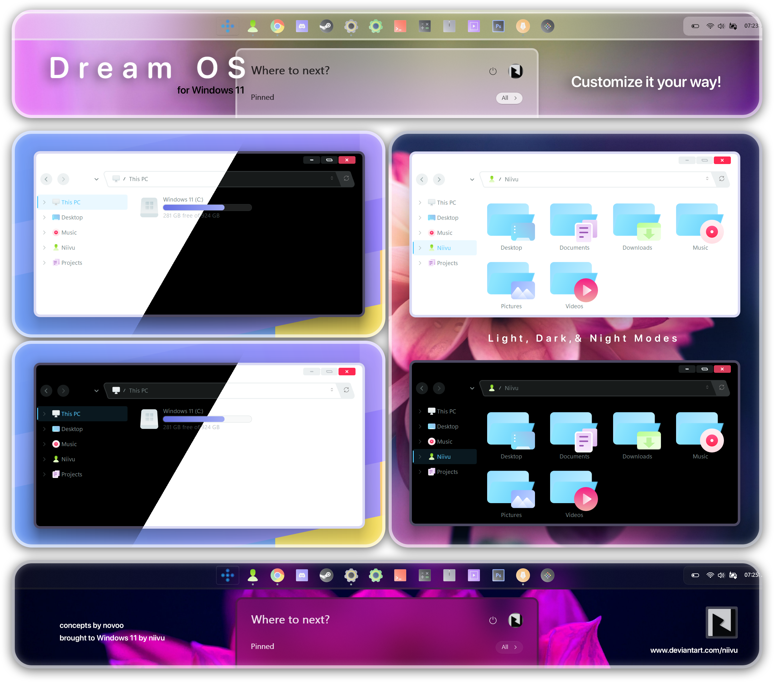Dream OS for Windows 11 by niivu on DeviantArt
