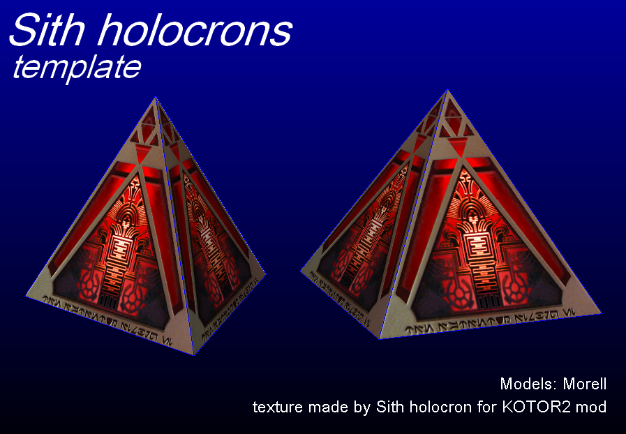 Sith Holocrons - templates by MorellSunweaver on DeviantArt