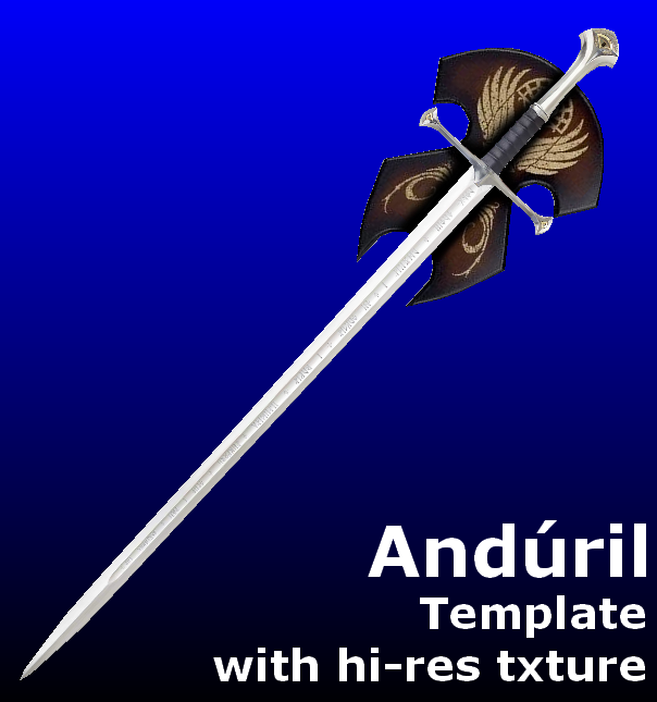 Medieval Sword Template