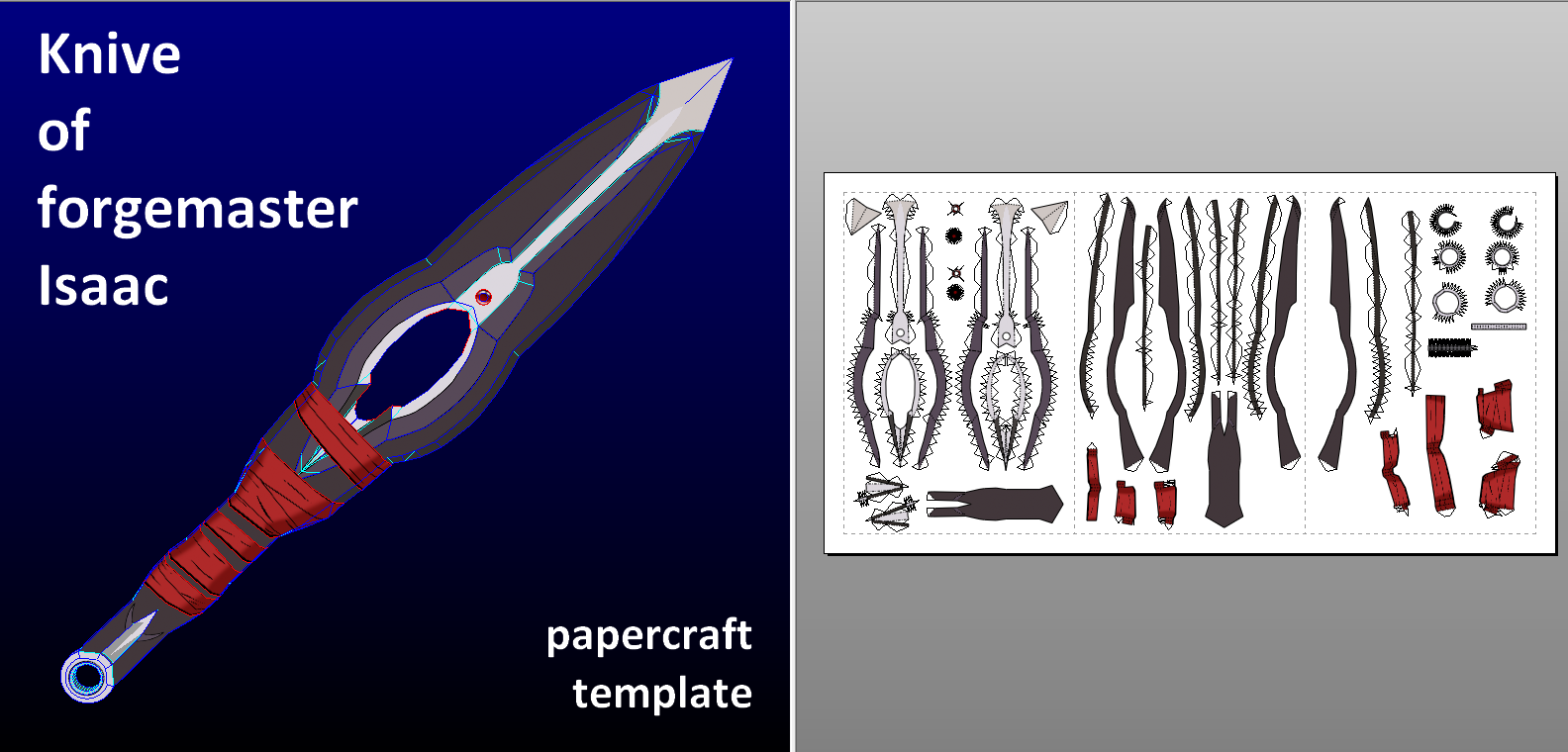 Isaac's dagger - template by MorellSunweaver on DeviantArt