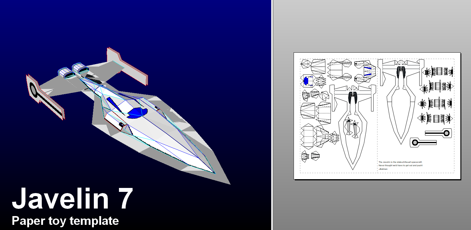 Javelin 7 - paper toy by MorellSunweaver on DeviantArt