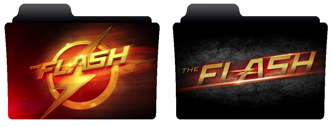 The Flash folder icons by NonStopSarah on DeviantArt