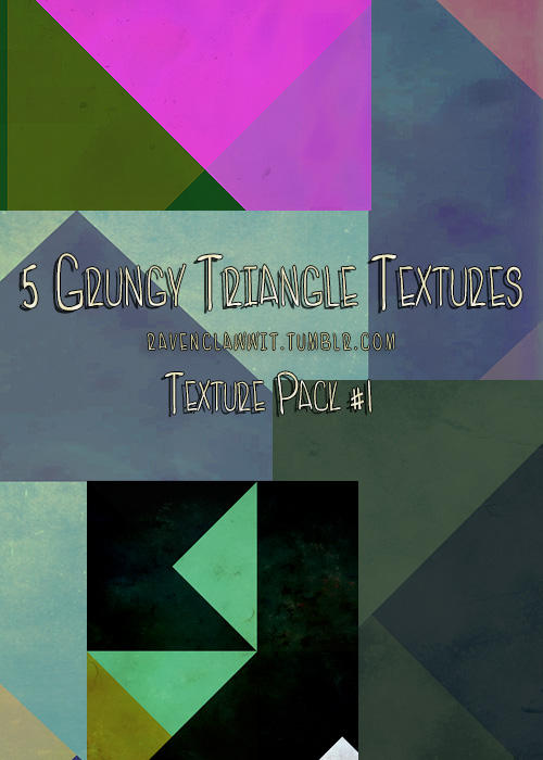 Tumblr Texture Pack #1 - Grungy Triangles by RavenclawWit on DeviantArt
