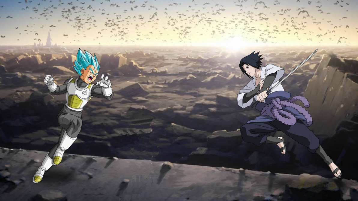 Vegeta V.S. Sasuke by LilTATMAN on DeviantArt