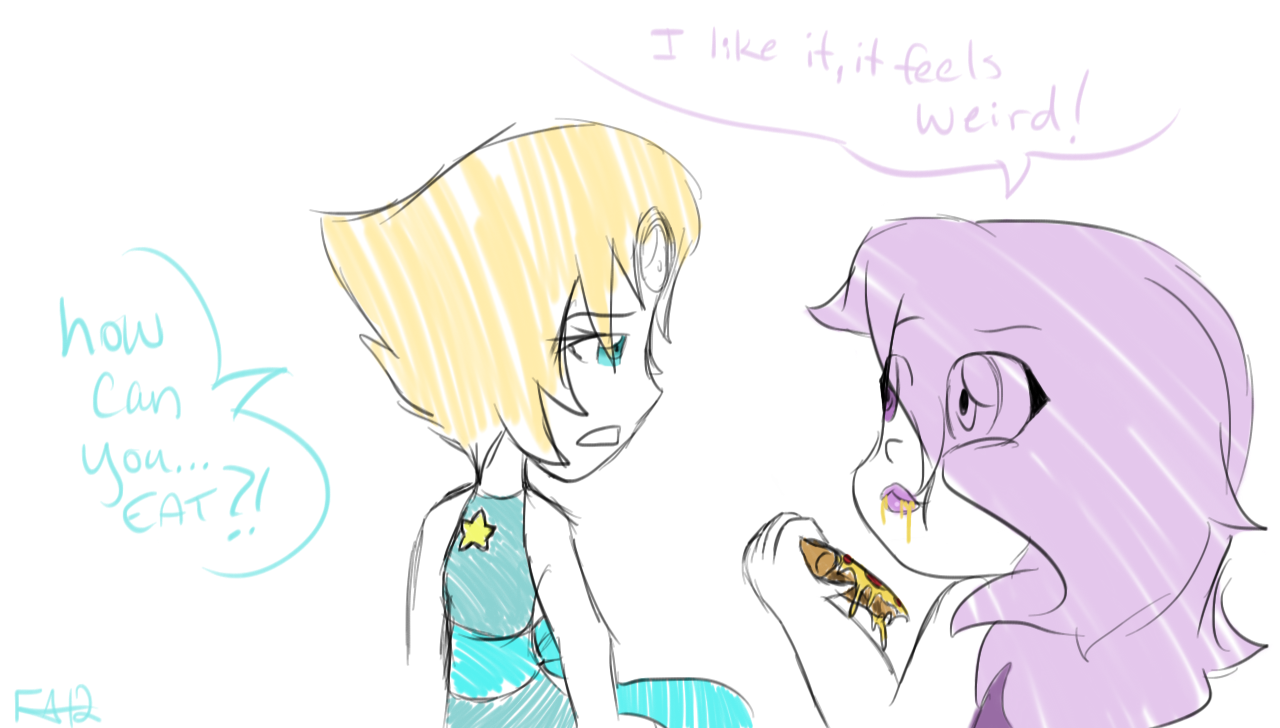 Pearl Doesn't Like To Eat by Frostart12 on DeviantArt
