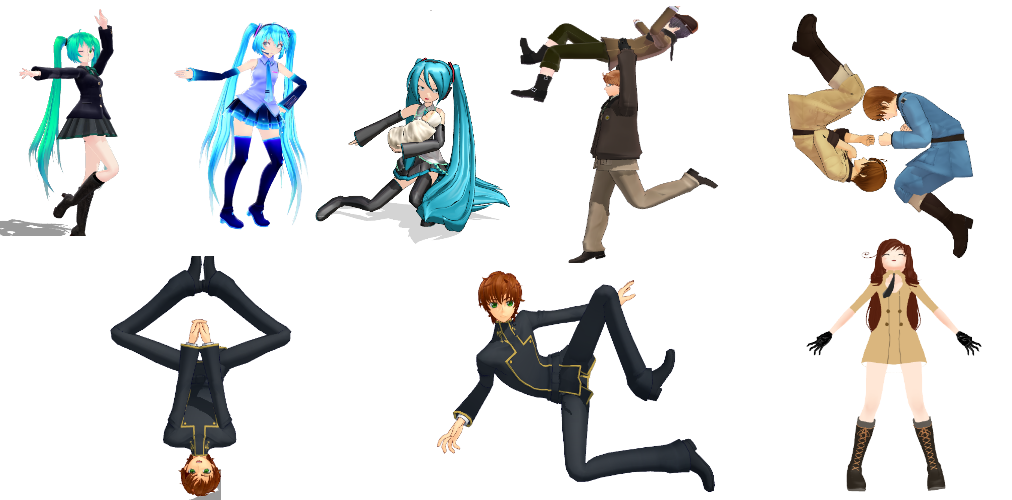 My Poses pack by Bindi-the-skunk on DeviantArt