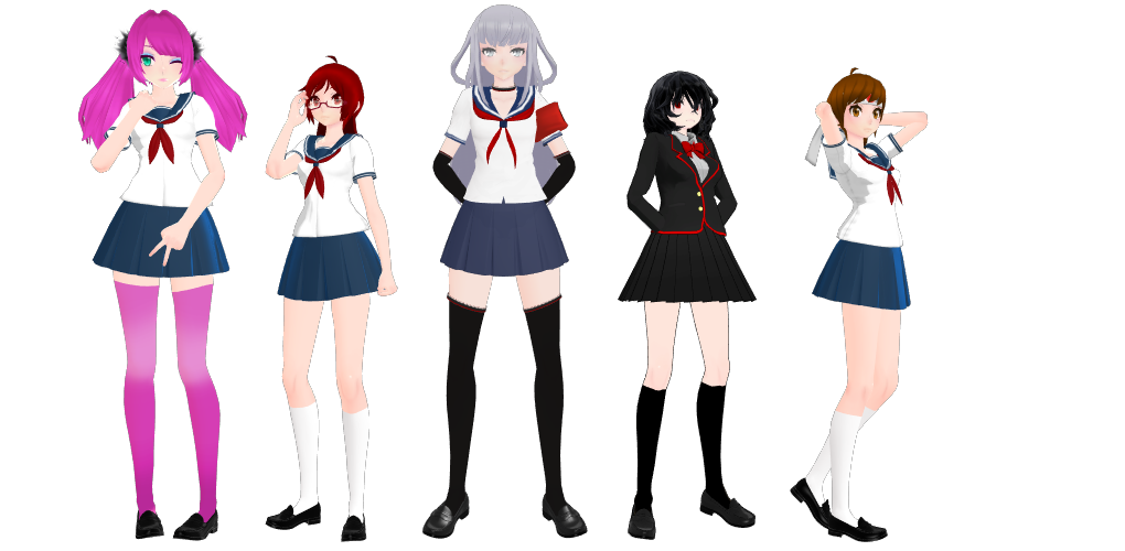 Yansim poses from preview vid DOWNLOAD by Bindi-the-skunk on DeviantArt