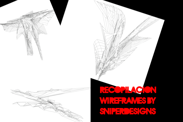 Recopilacion Wireframes By Sp by SniperDesigns on DeviantArt
