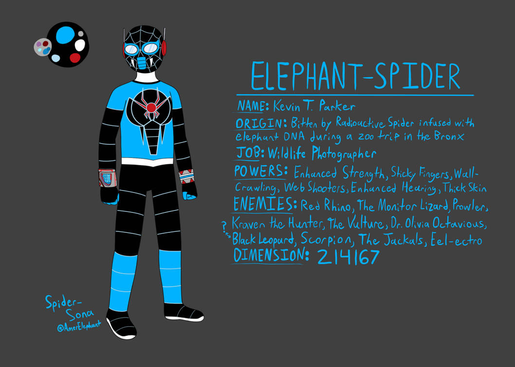 Elephant Spider (Spider-Sona) by AmericanElephant on DeviantArt