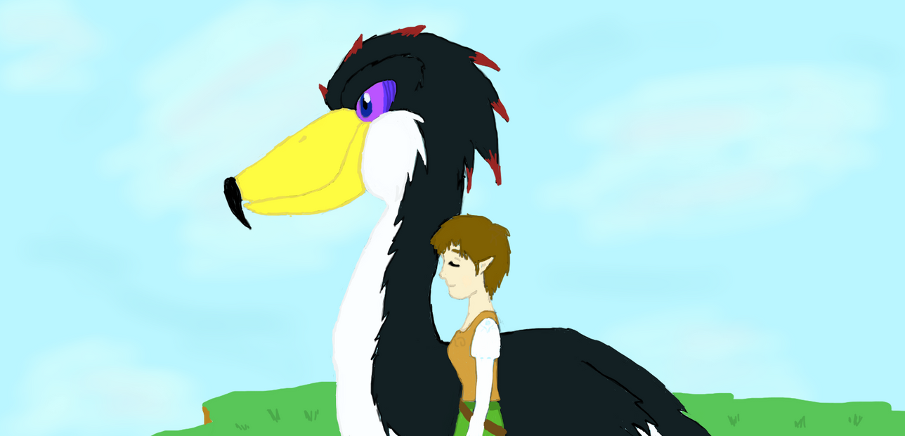 Tiffa and her loftwing by Atlantean-chick on DeviantArt