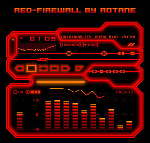 red firewall 1 v0.66 - winamp2 by rotane on DeviantArt