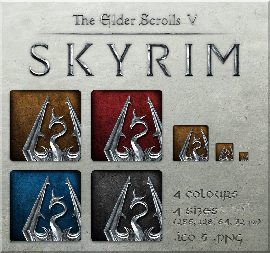 Skyrim Iconset by rotane on DeviantArt