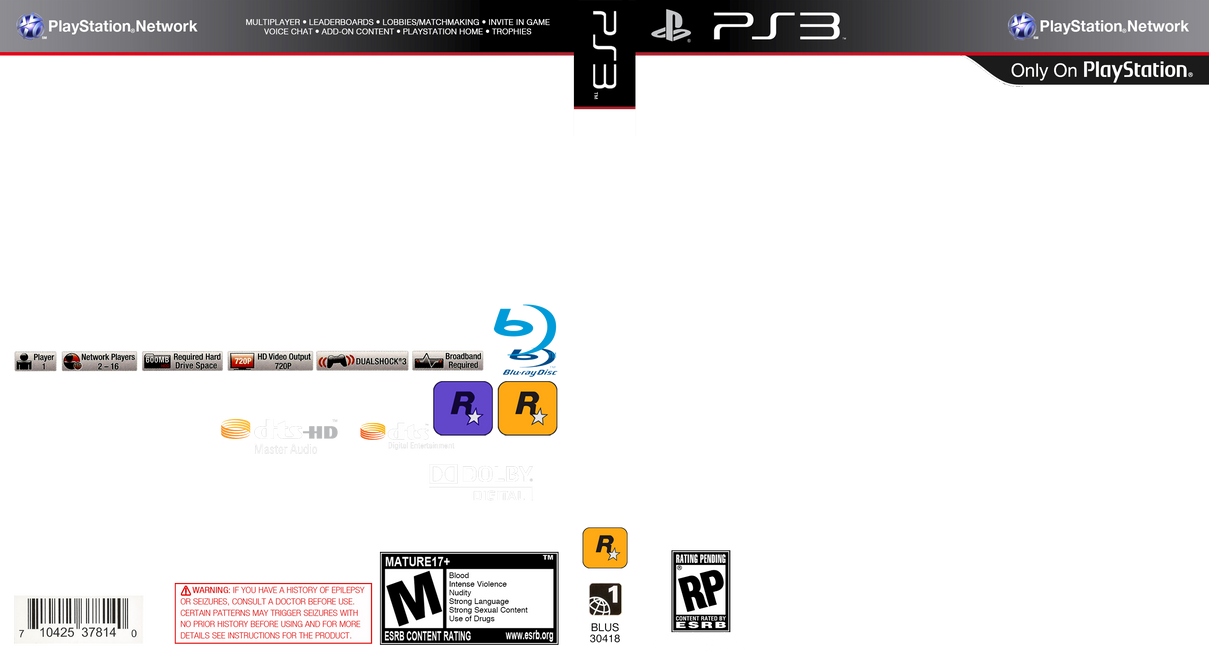 PS3 Game Case Template By FajitaPitaGuy On DeviantArt