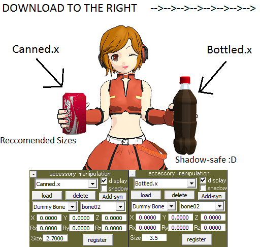 MMD ACCESSORY: COKE - Download by AMETHYSTwolf1 on DeviantArt