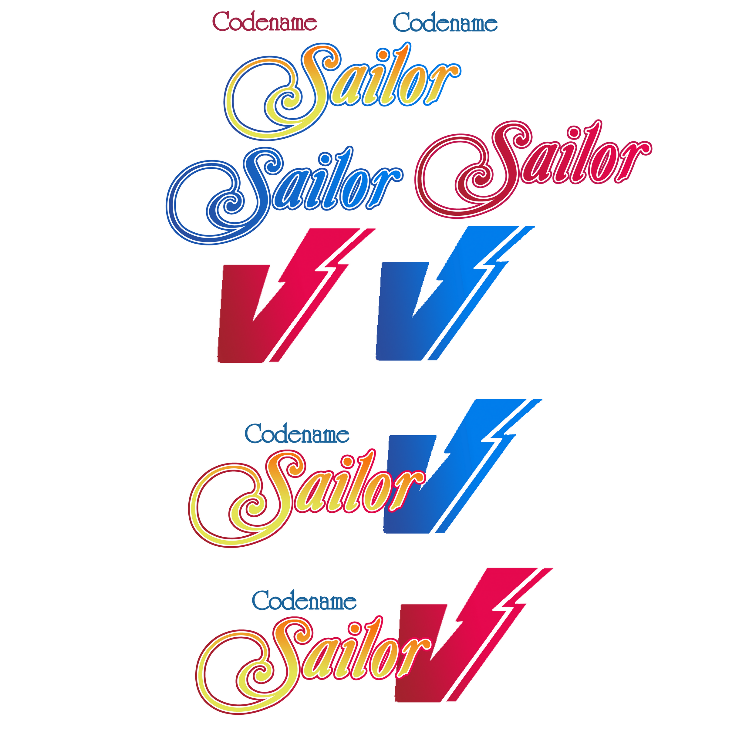 Codename Sailor V Logo Title by TsukiHenshin on DeviantArt